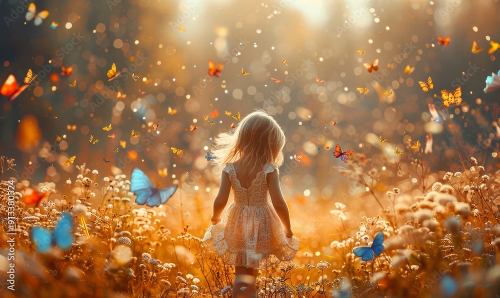 Enchanting Anime-Inspired Fantasy Realm: Young Girl's Magical Journey ...
