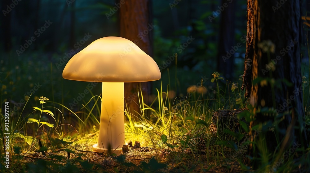 Mushroom-Shaped Lamp: Unique and Whimsical Lighting Design for ...
