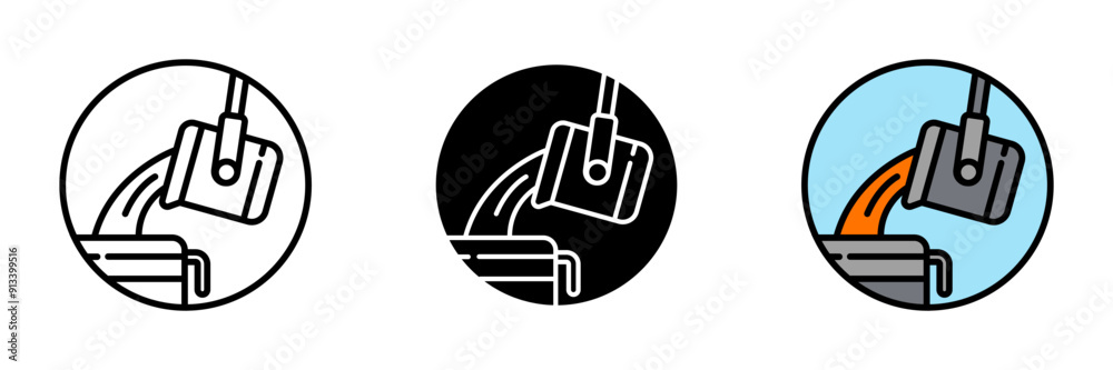 Foundry Icon, Facility for melting and casting metal into various ...