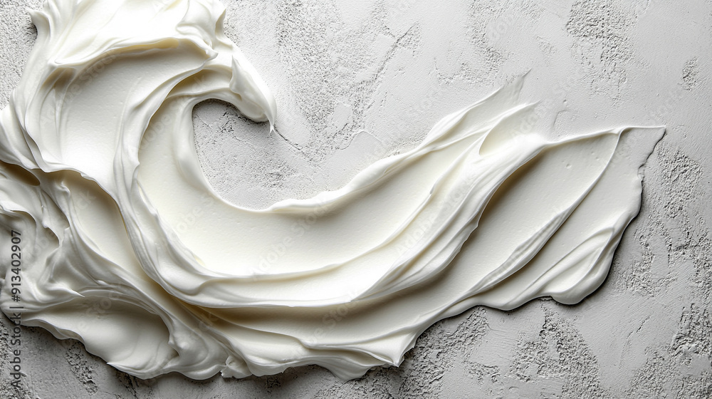 lotion cream texture, spread evenly, showcasing its smooth and creamy ...