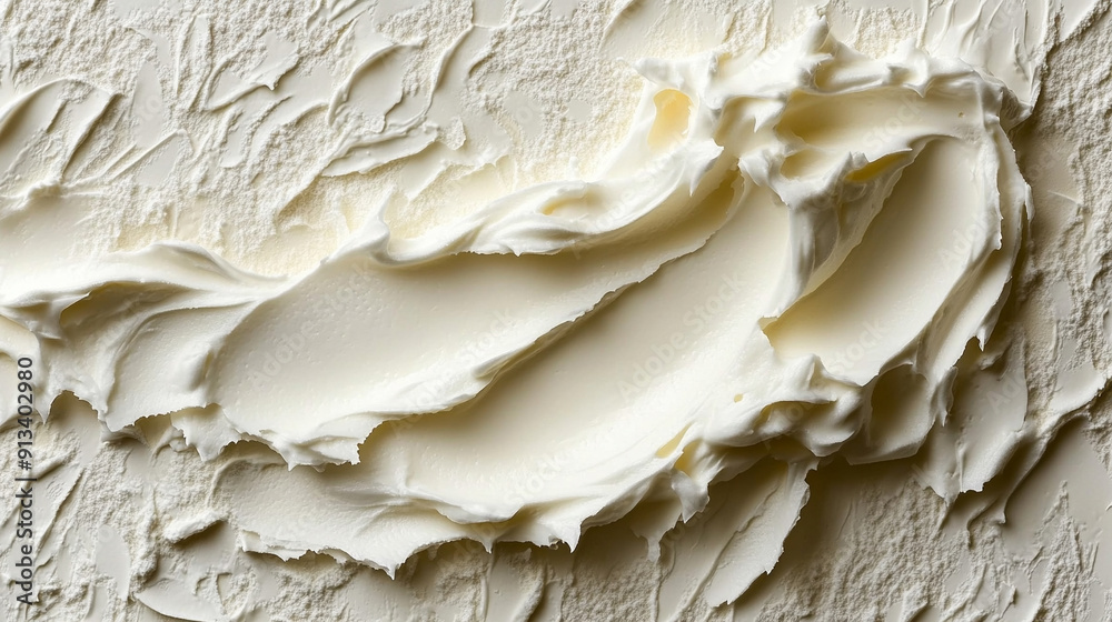 lotion cream texture, spread evenly, showcasing its smooth and creamy ...