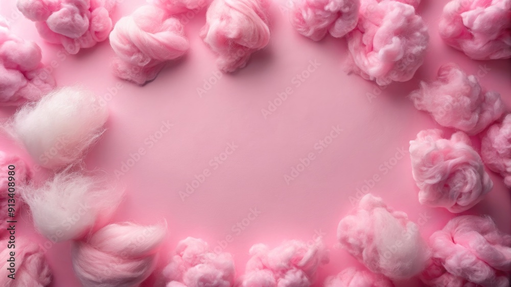 Dreamy pastel pink candy floss background, candy, floss, sweet, sugar ...