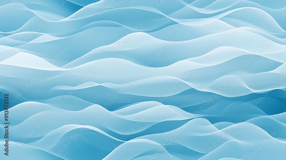 This seamless pattern includes smooth underwater textures with soft ...