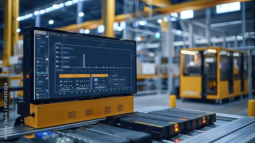Warehouse Logistics Dashboard with Performance Metrics. Logistics ...