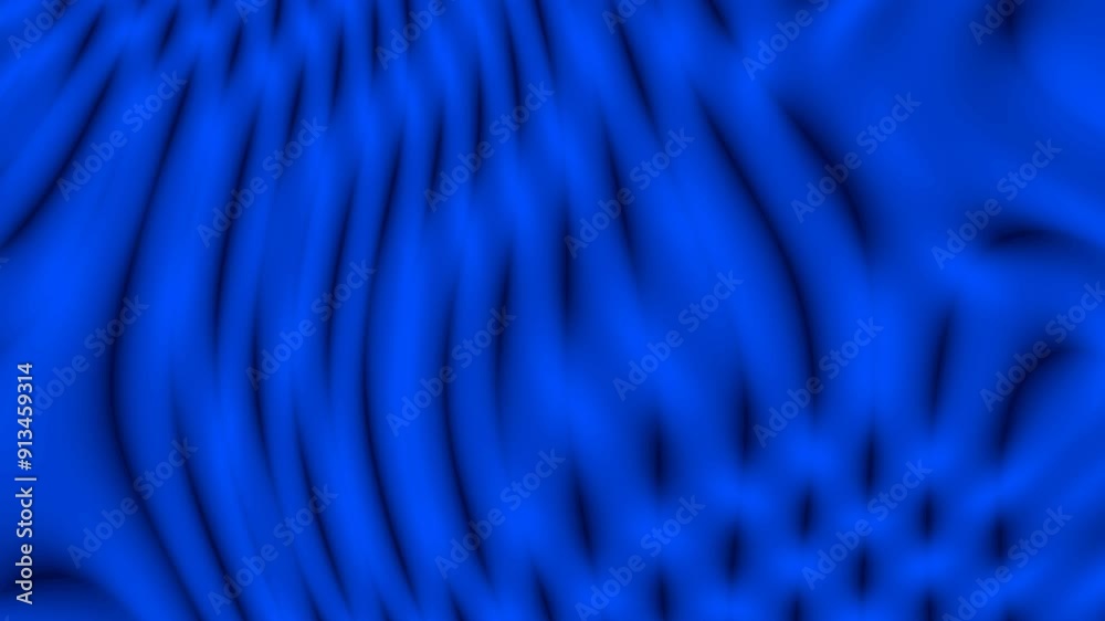 Seamless abstract blue background loop featuring smooth, wavy patterns ...