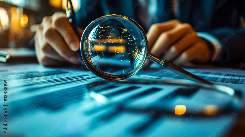 Professionals Conducting Document Security Audit with Advanced Tools at ...