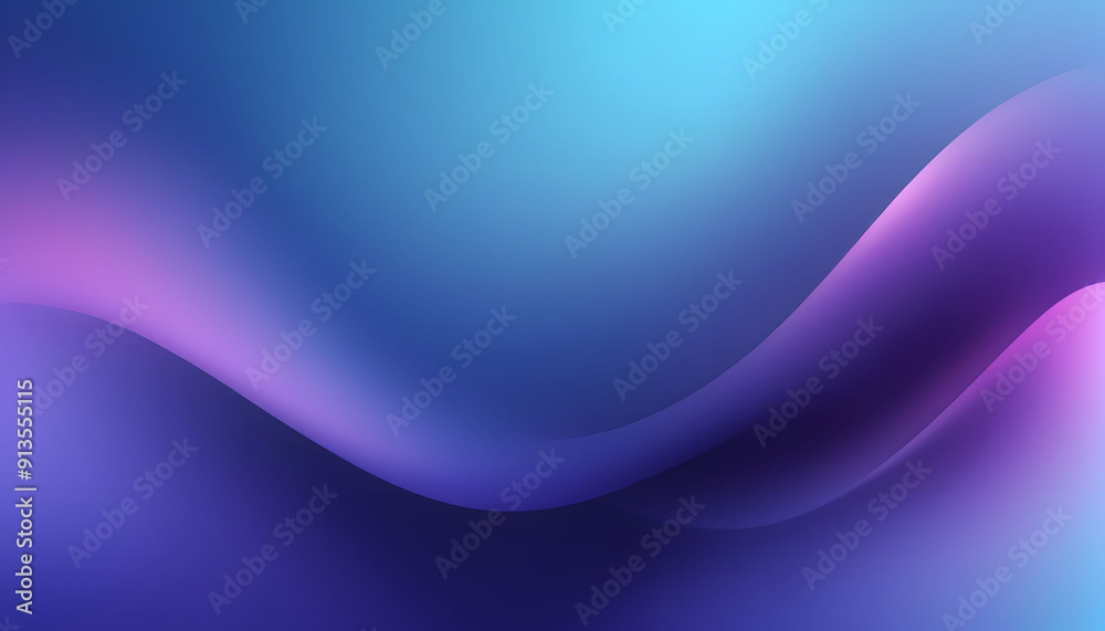 Abstract gradient glassmorphism background in blue and purple. Fluid ...