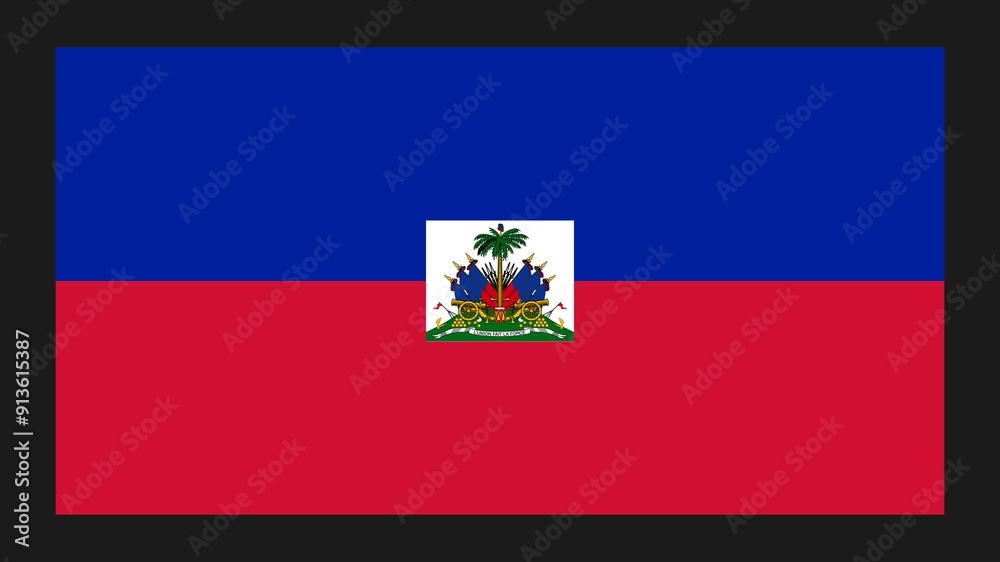 Haiti Paper Folding Flag, Haiti Flag, Flags Animation, Haiti Banner ...