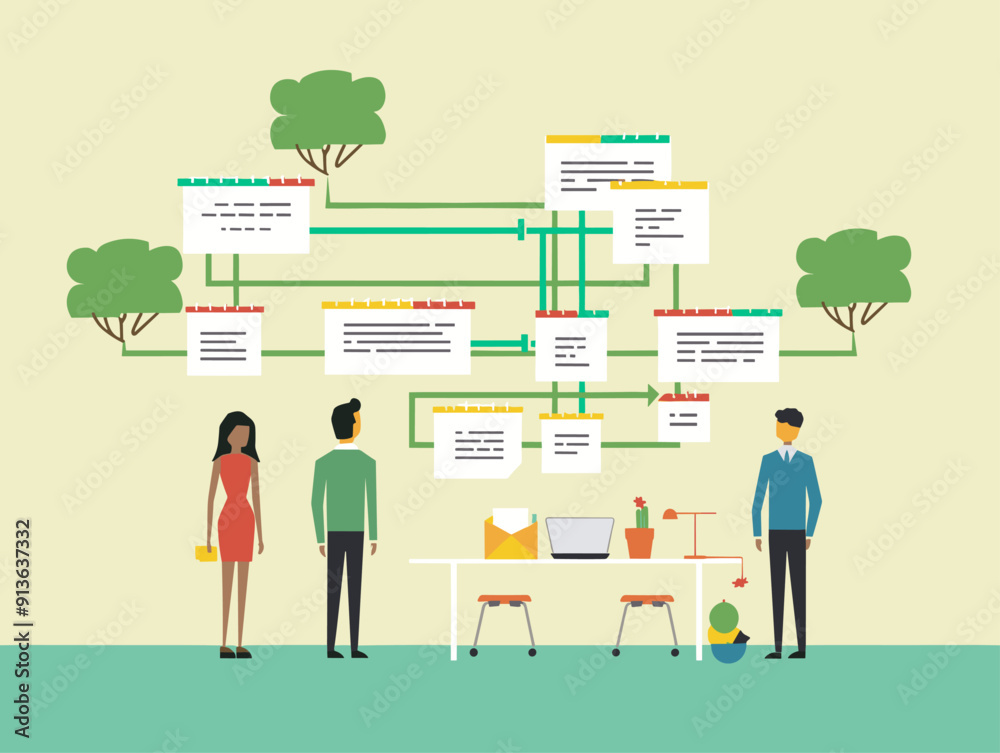Vetor de Master the Work Breakdown Structure (WBS): Unlock Project ...