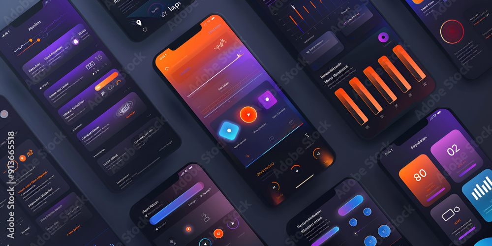 Free vector gradient ui/ux background, free vector, gradient background ...