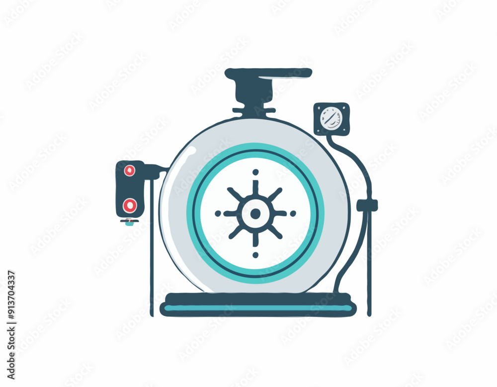 Autoclave icon. Professional sterilization equipment, industrial ...