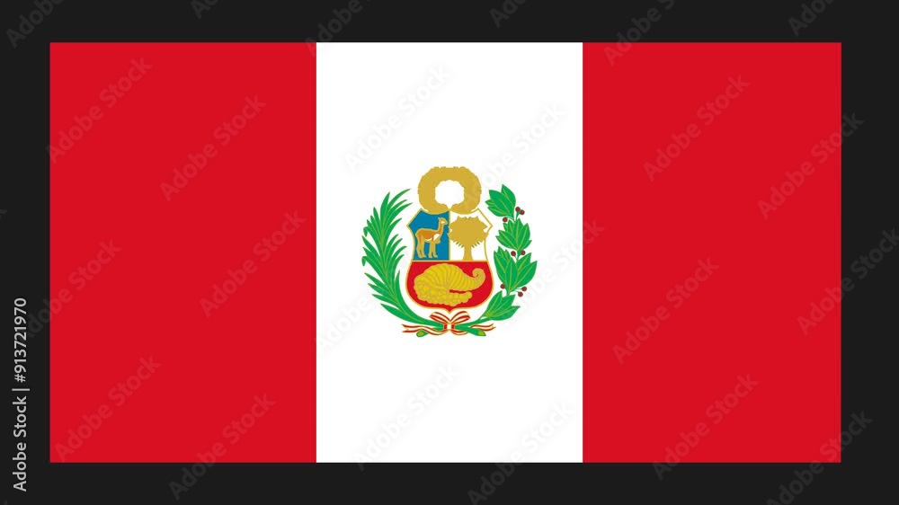 Peru Paper Folding Flag, Peru Flag, Flags Animation, Peru Banner ...