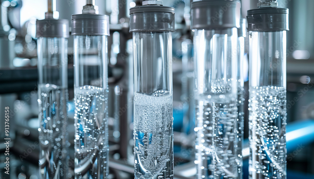 Filtration Process: Illustrate a reverse osmosis unit's filtration ...