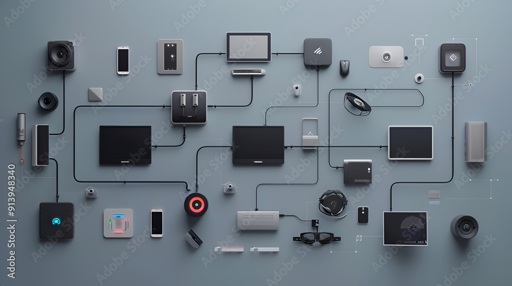 Electronic Circuit Board Technology And Science Background Circuit Board And Electronic