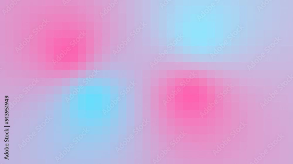 Seamless soft, abstract pixelated background featuring a blend of pink ...