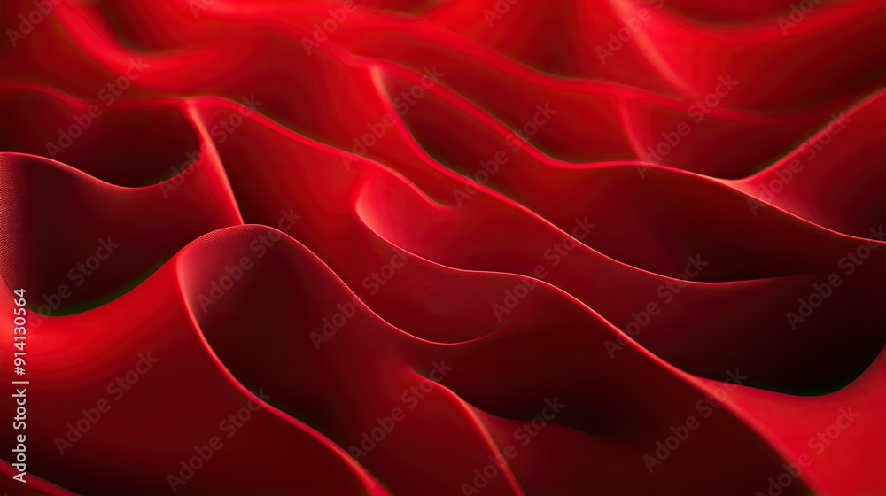 Passionate 3D red background with deep hues and dramatic shadows ...