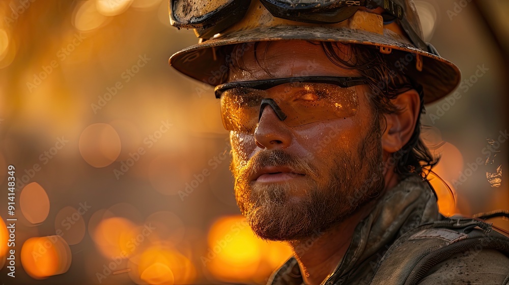 Heatwave, construction workers in hot weather, hot weather shines a ...