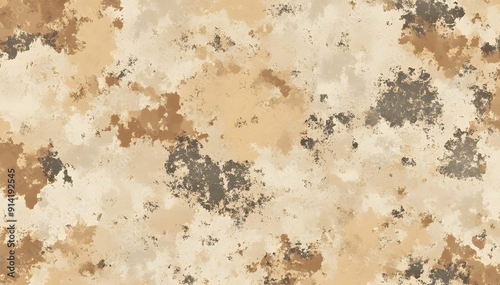 desert camo pattern with shades of tan, beige, and brown, reminiscent ...