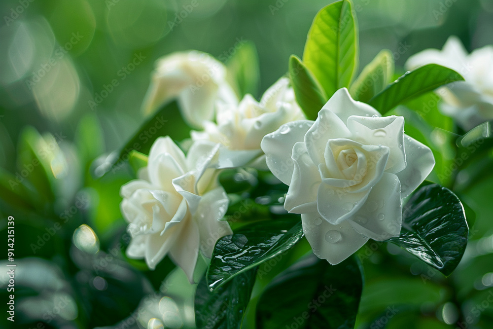 Philippine national flower is the gardenia flower glass or Sampaguita ...