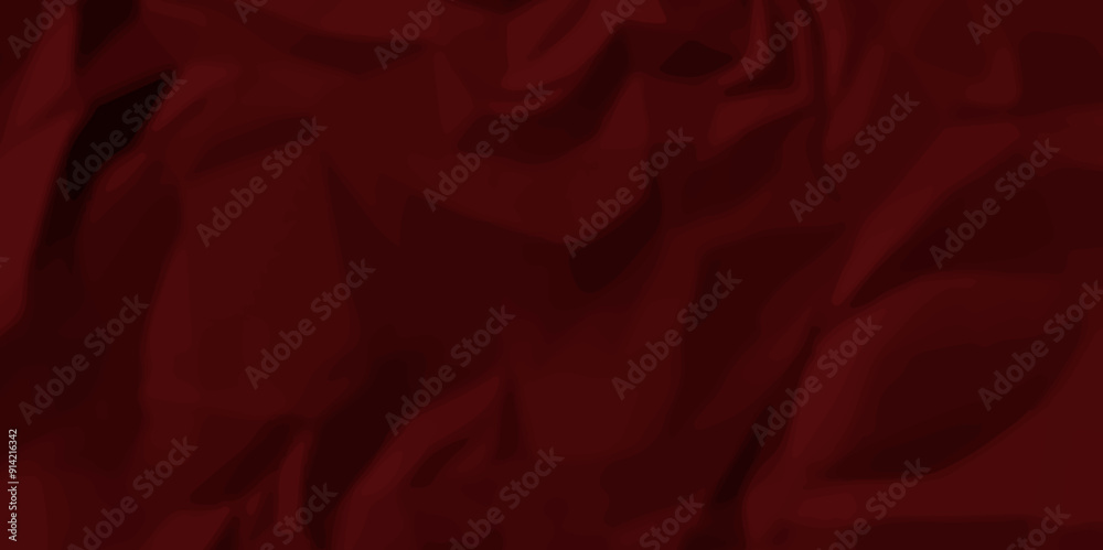 red wrinkly backdrop paper background. panorama red grunge wrinkly ...