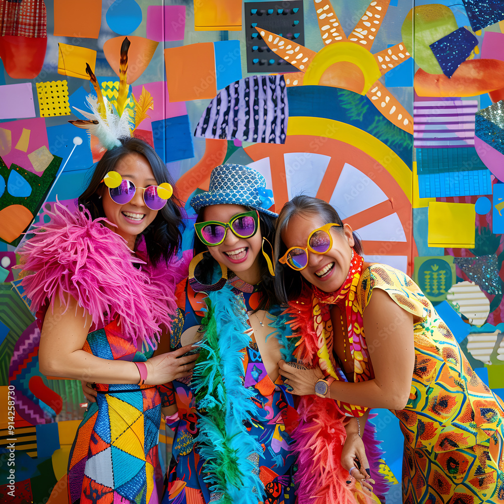 Vibrant Photo Booth Setup for Fun and Memorable Events with Instant ...