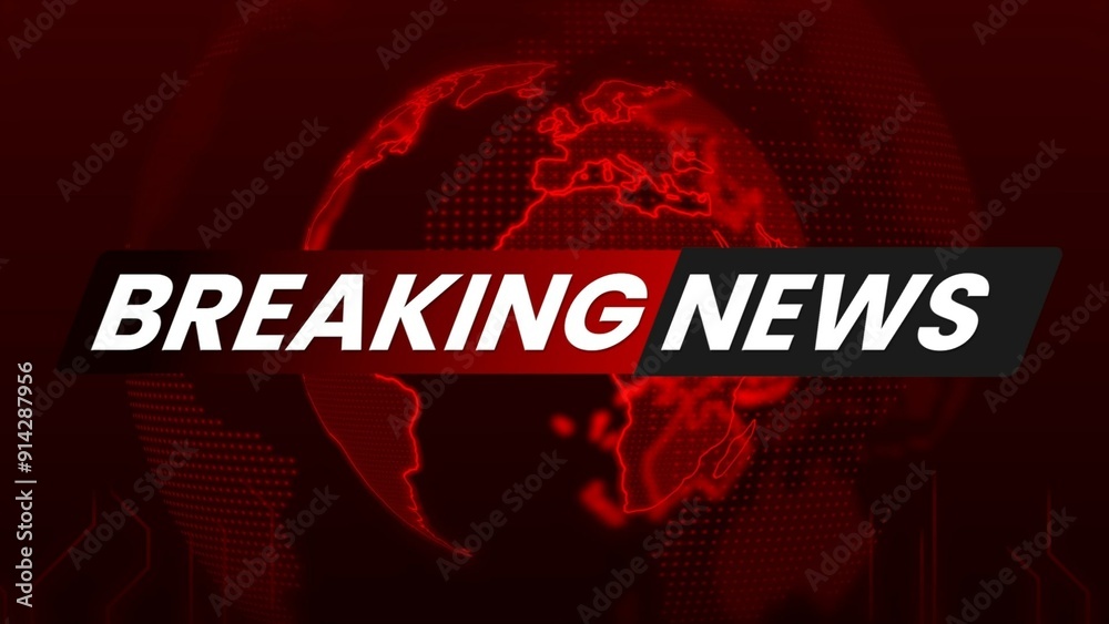 Breaking News Press Animated Title Stock Template | Adobe Stock