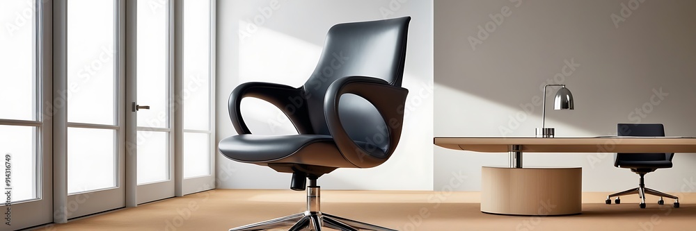 Office chair with job employee vacancy for new worker business concept ...