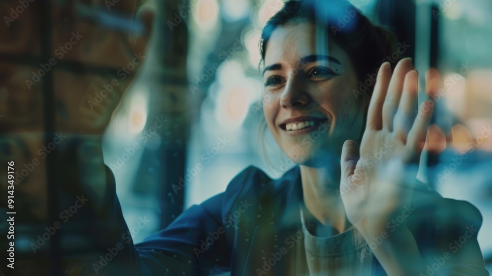 Picture of generous people high five for friendship or successful ...