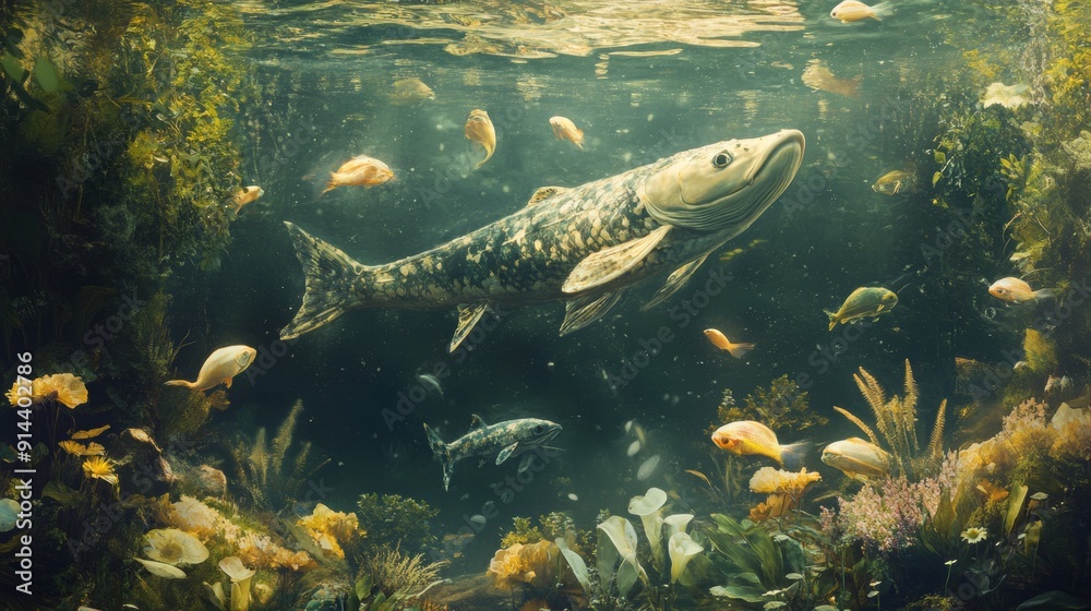 ecosystem harmony, observe the beautiful balance in the ecosystem as ...