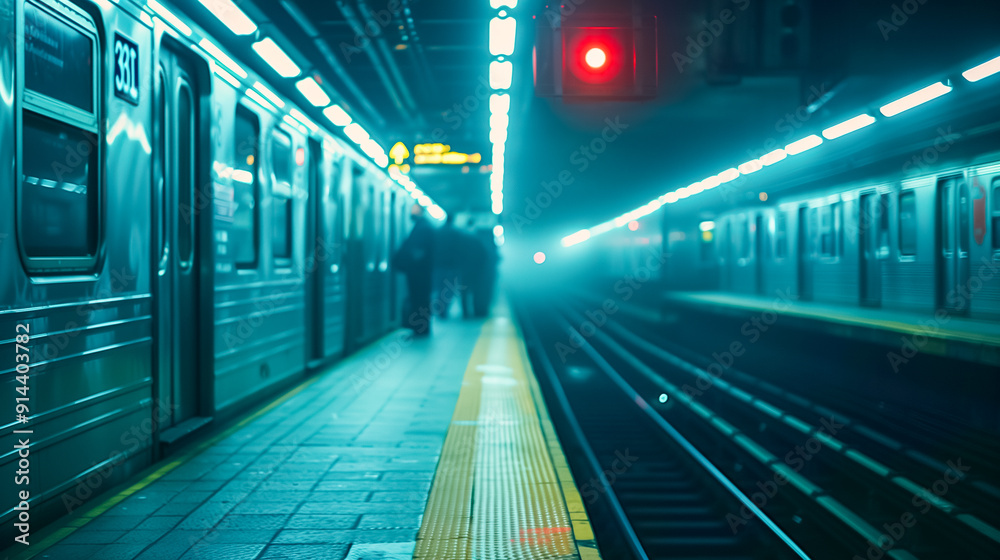 Deep depth of field and leading lines draw the eye down the train ...
