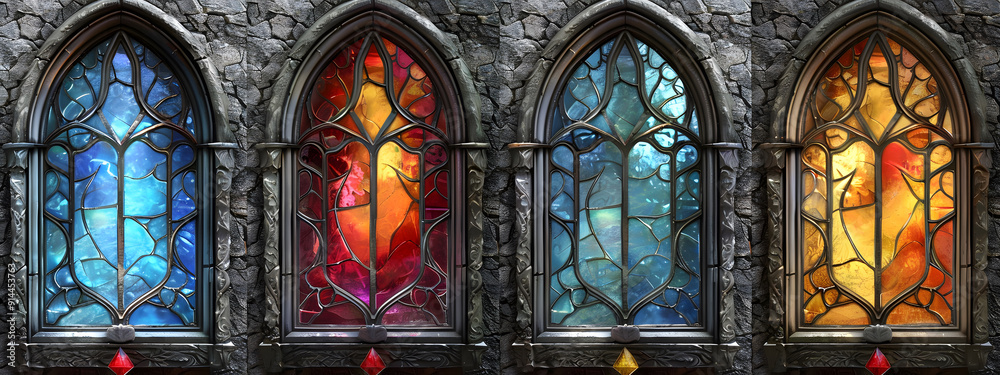 Resurrecting the Gothic Grandeur of Stained Glass windows, Medieval ...