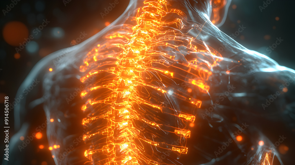 x-ray style, revealing the intricate details of the cybernetic ...