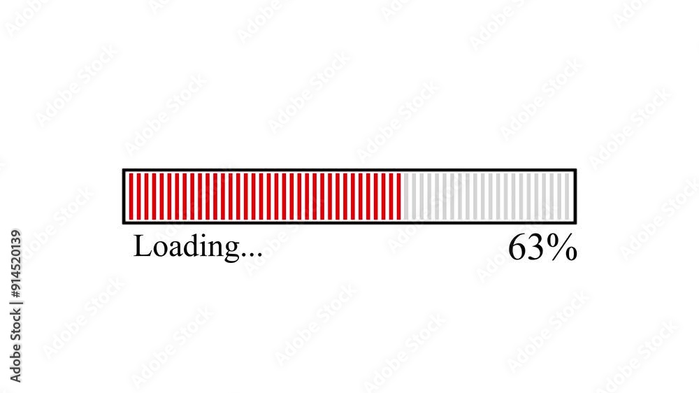 Loading bar, loading screen with loading video bar,Loading bar ...