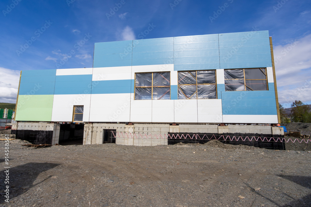 Construction of a sports and fitness complex in the village of Ust ...