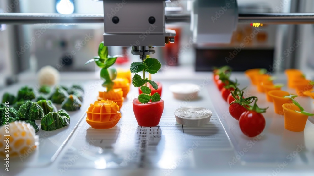 3D Printing Food: A glimpse into the future of food production Stock ...