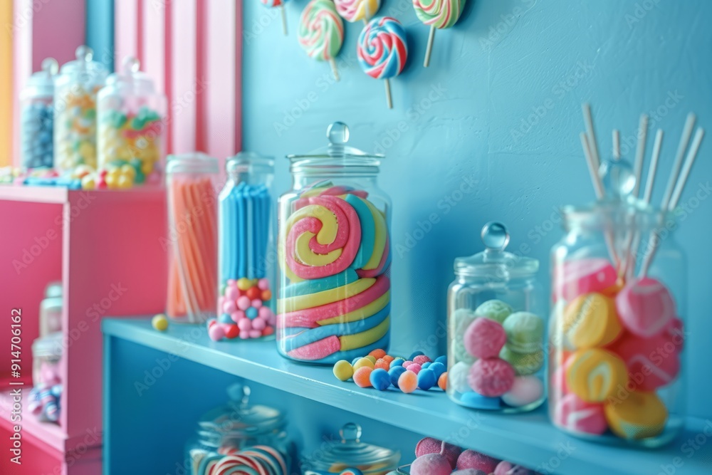 Fast Food Day.Junk Food Day.Greasy Food Day.A bright and colorful candy ...