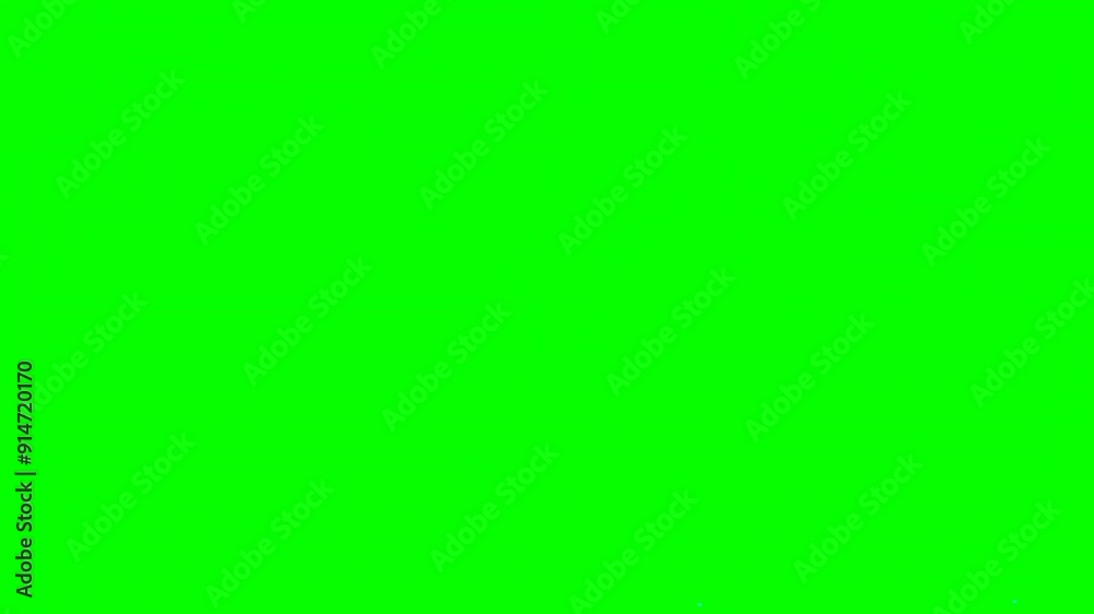 Thunderbolt Blast Color Light Green Screen Chroma Effect Overlay - 4K ...