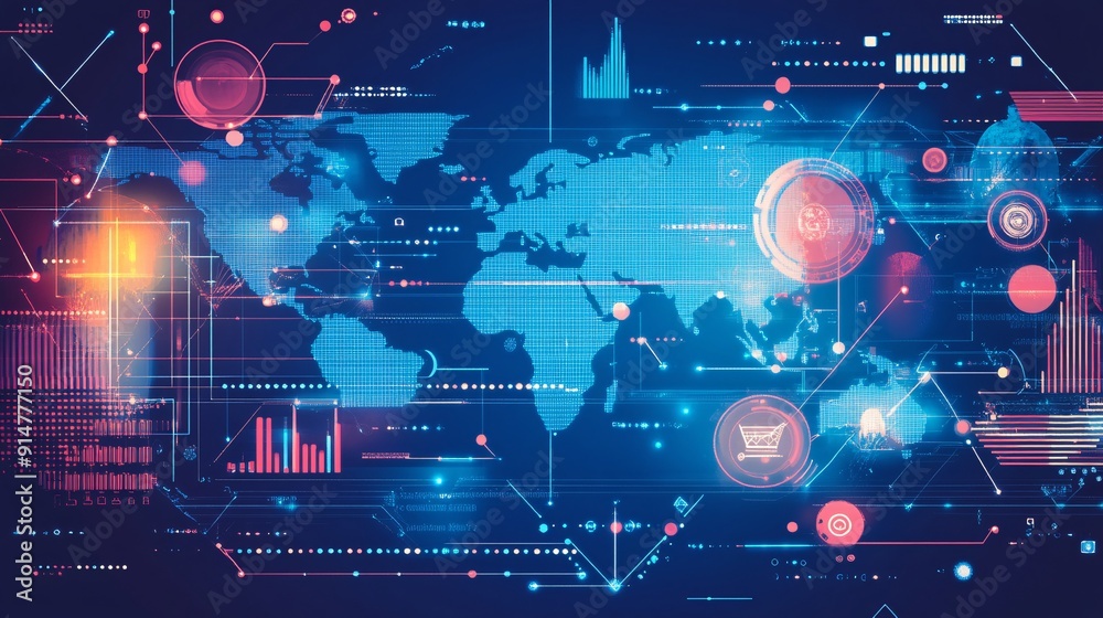 A modern depiction of the global growth in technology adoption ...