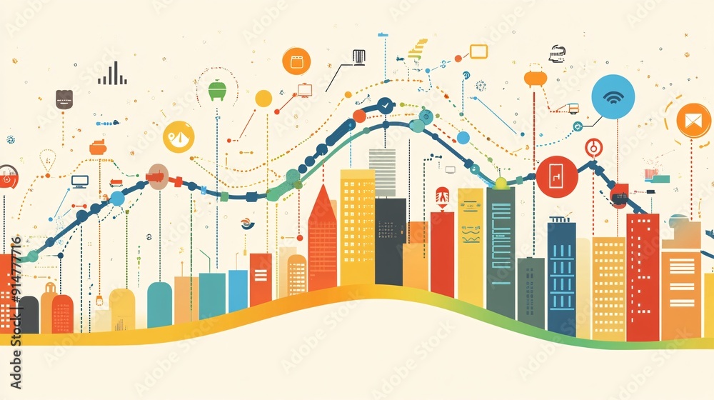 An illustrative timeline showcasing the exponential increase in the ...