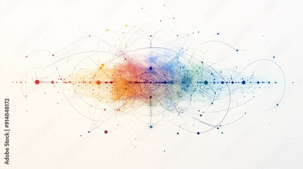 An intricate chord diagram depicting interconnections within a global ... An intricate chord diagram depicting interconnections within a global ...