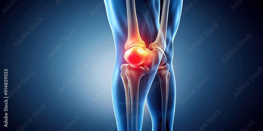 of the patellofemoral joint of the knee showing the signs of ...