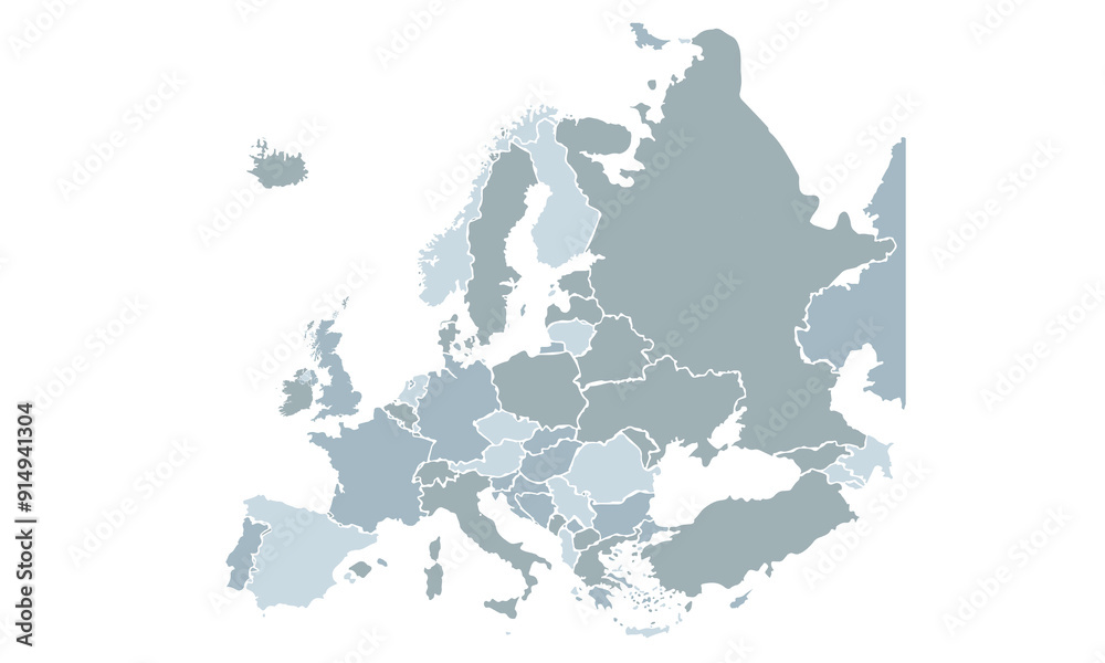 Europe map with modern colorful for website layouts,background ...