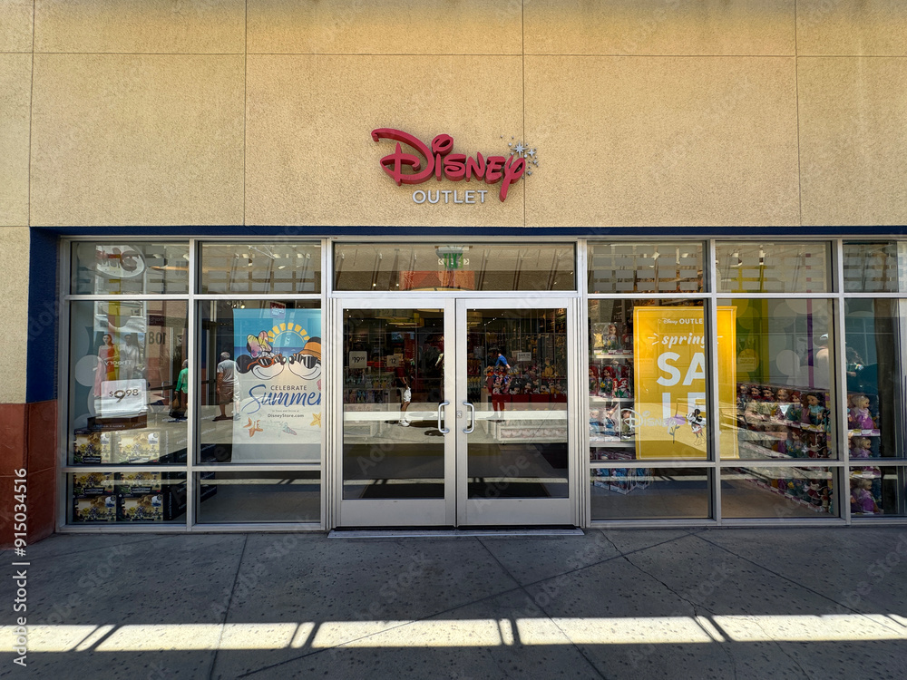 Las Vegas,Nevada,USA-June 17th 2024: Disney Store in Las Vegas North ...