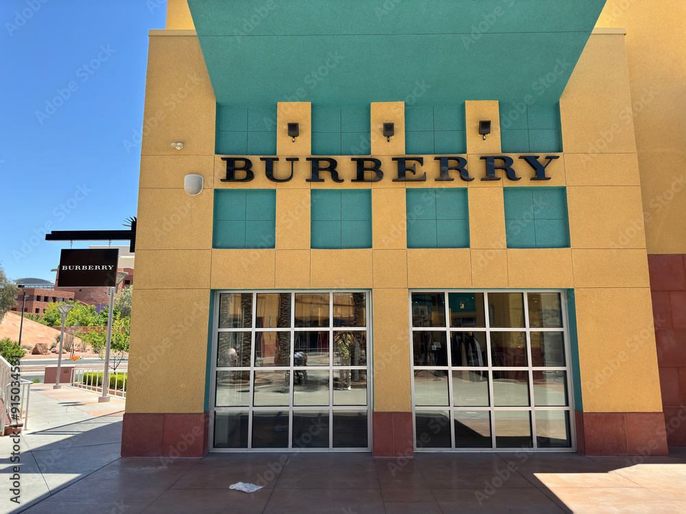 Las Vegas,Nevada,USA-June 17th 2024: Burberry store in Las Vegas North ...