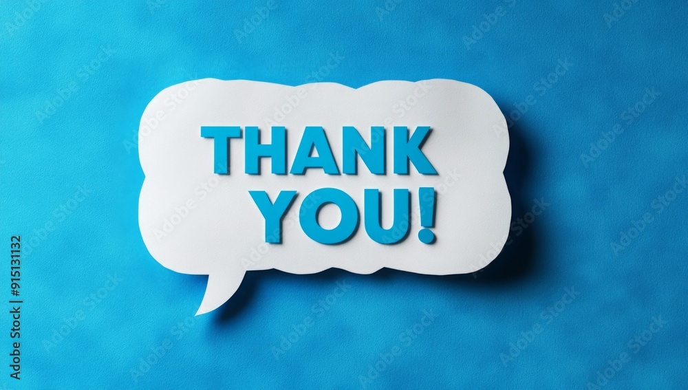 Thank you message for card, presentation, business. Expressing ...