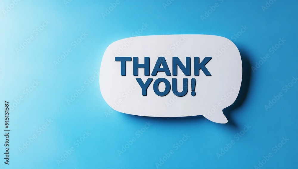 Thank you message for card, presentation, business. Expressing ...