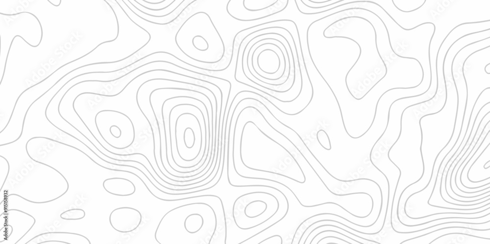 Minimal abstract pattern with lines topographic map background ...