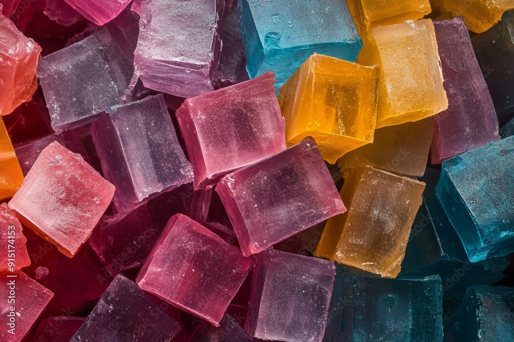 Detailed view of block copolymer morphology, highlighting phase ...