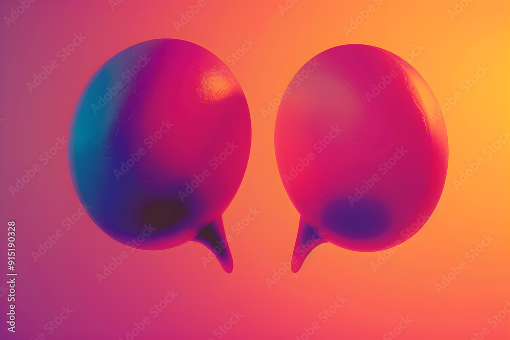 Bold Quotation Mark Graphics with Modern Design and Subtle Gradient ...