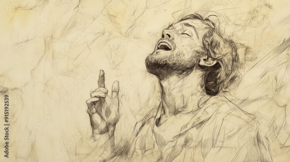 Biblical Illustration of Judges: The Song of Deborah and Barak, Barak ...